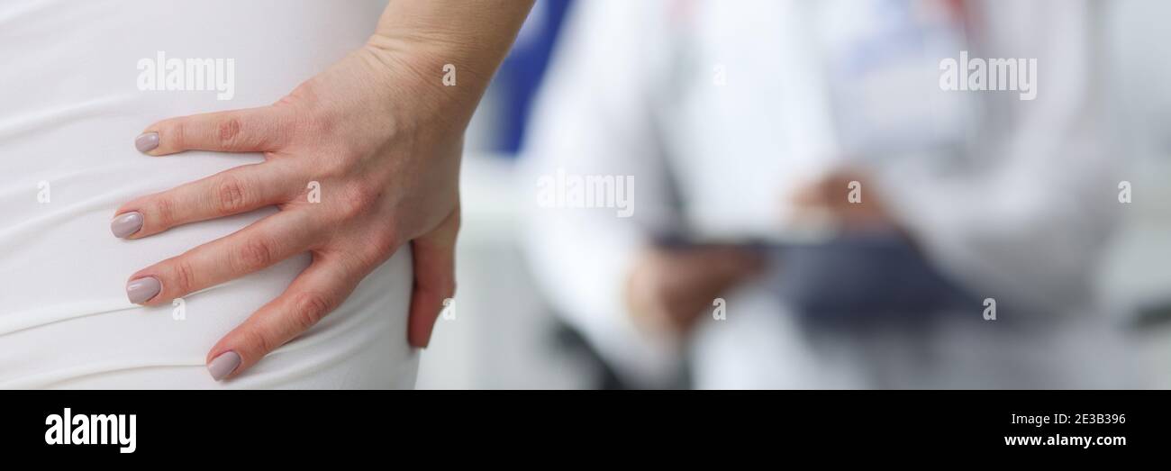 Doctor back side hi-res stock photography and images - Alamy