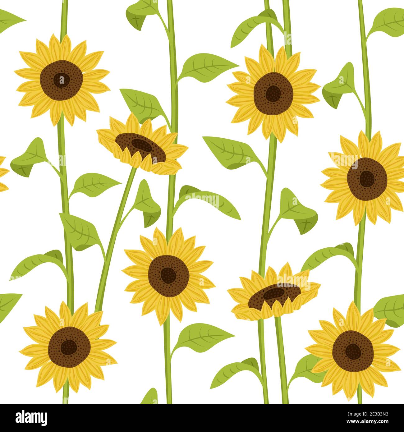 Watercolor farm seamless pattern Stock Vector Images - Alamy