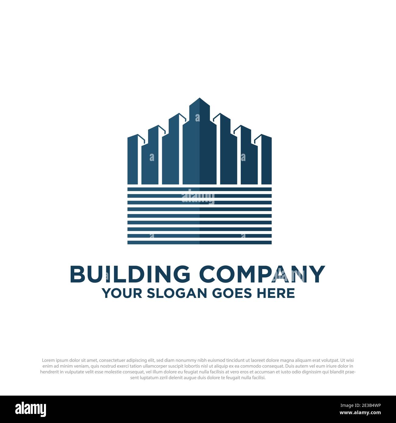 Modern King Hotel apartment logo idea, castle real estate logo design ...