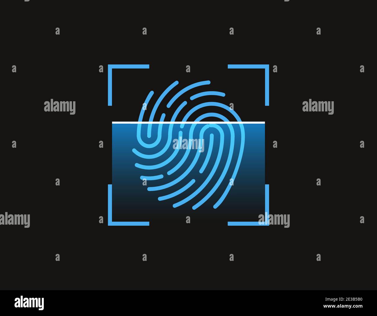 Biometric Stock Vector Images - Alamy