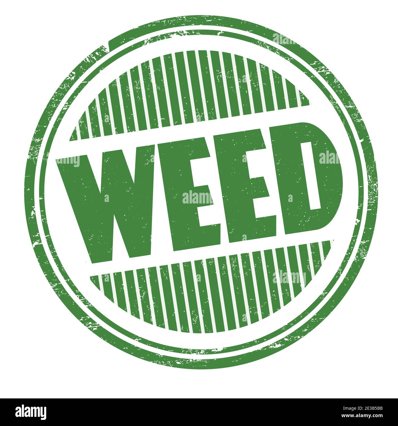 Weed grunge rubber stamp on a white background, vector illustration ...