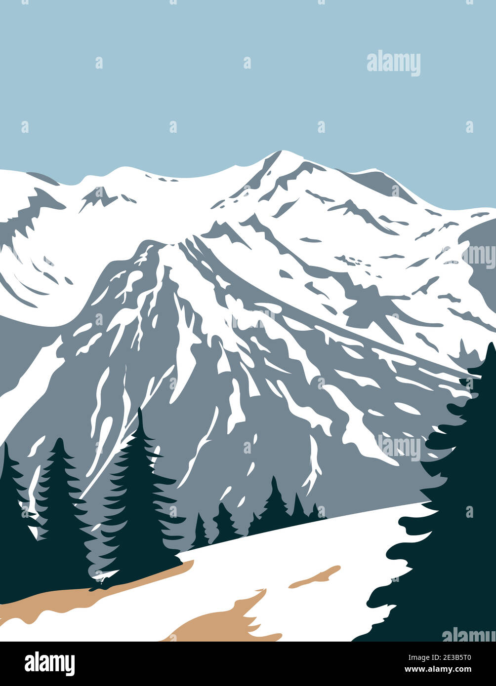 Subalpine and alpine Stock Vector Images - Alamy