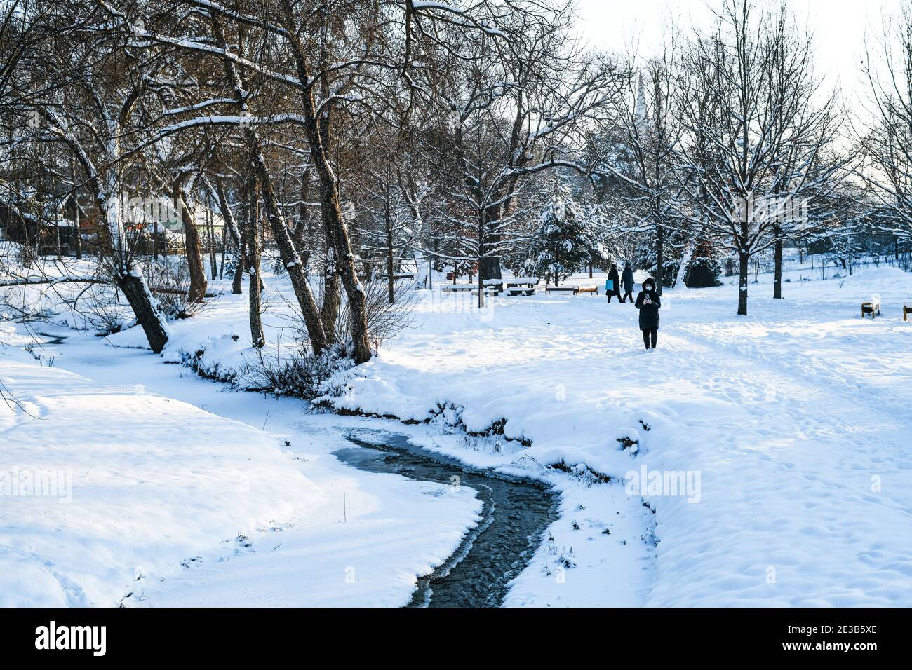 Imsre river in Jurbarkas city Stock Photo - Alamy