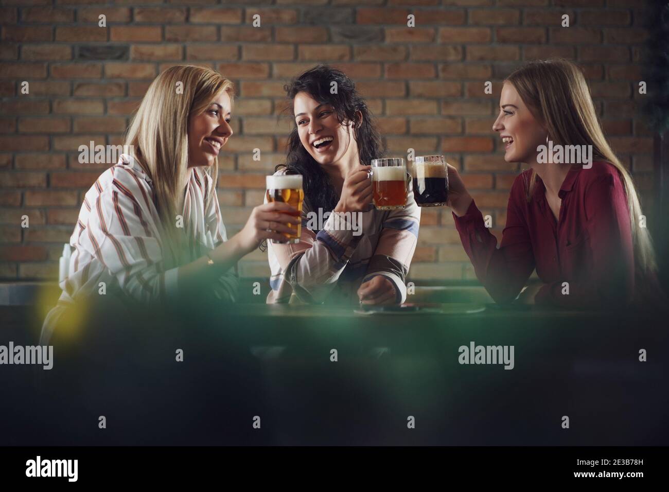 Blonde Girl Drinking Beer High Resolution Stock Photography and Images ...