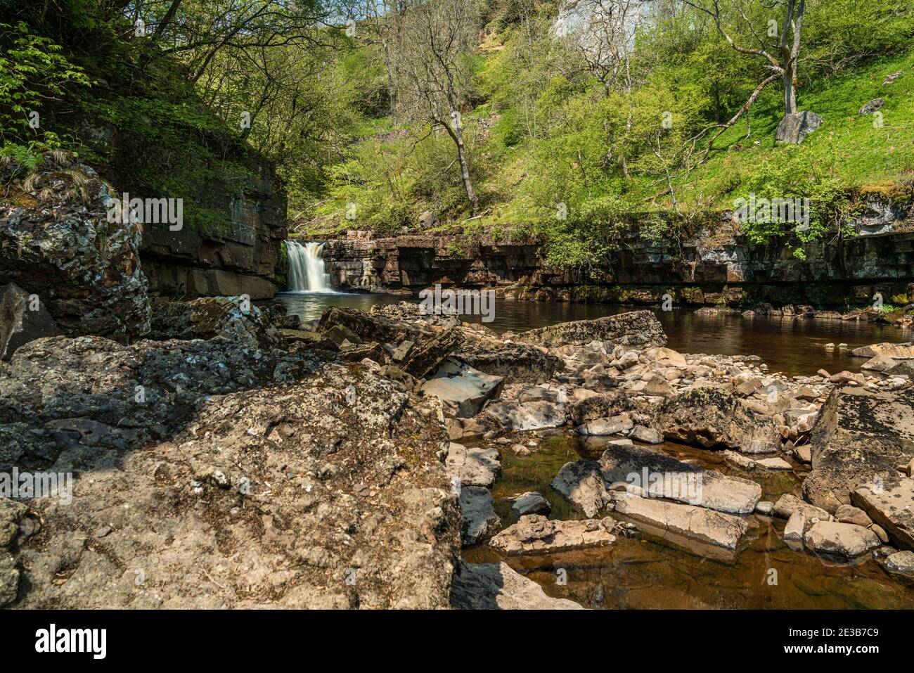 The Kisdon Force near Keld, North Yorkshire, England, UK Stock Photo ...