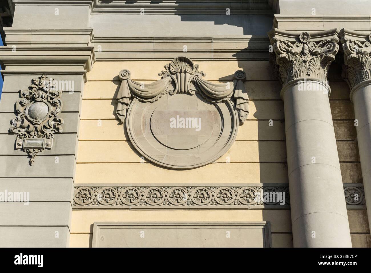 Close up detail of the Western-style building of the Nara National ...