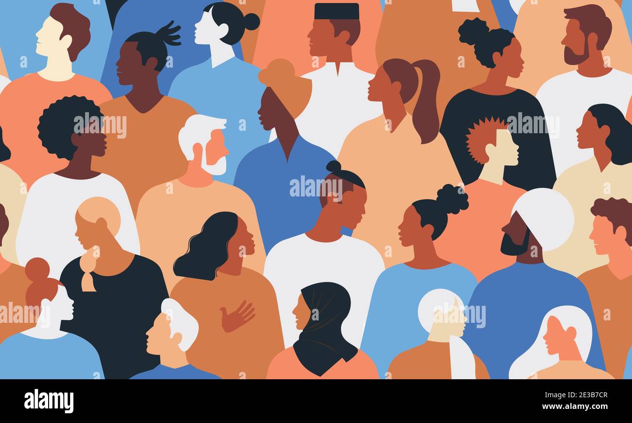 Group people society young Stock Vector Images - Alamy