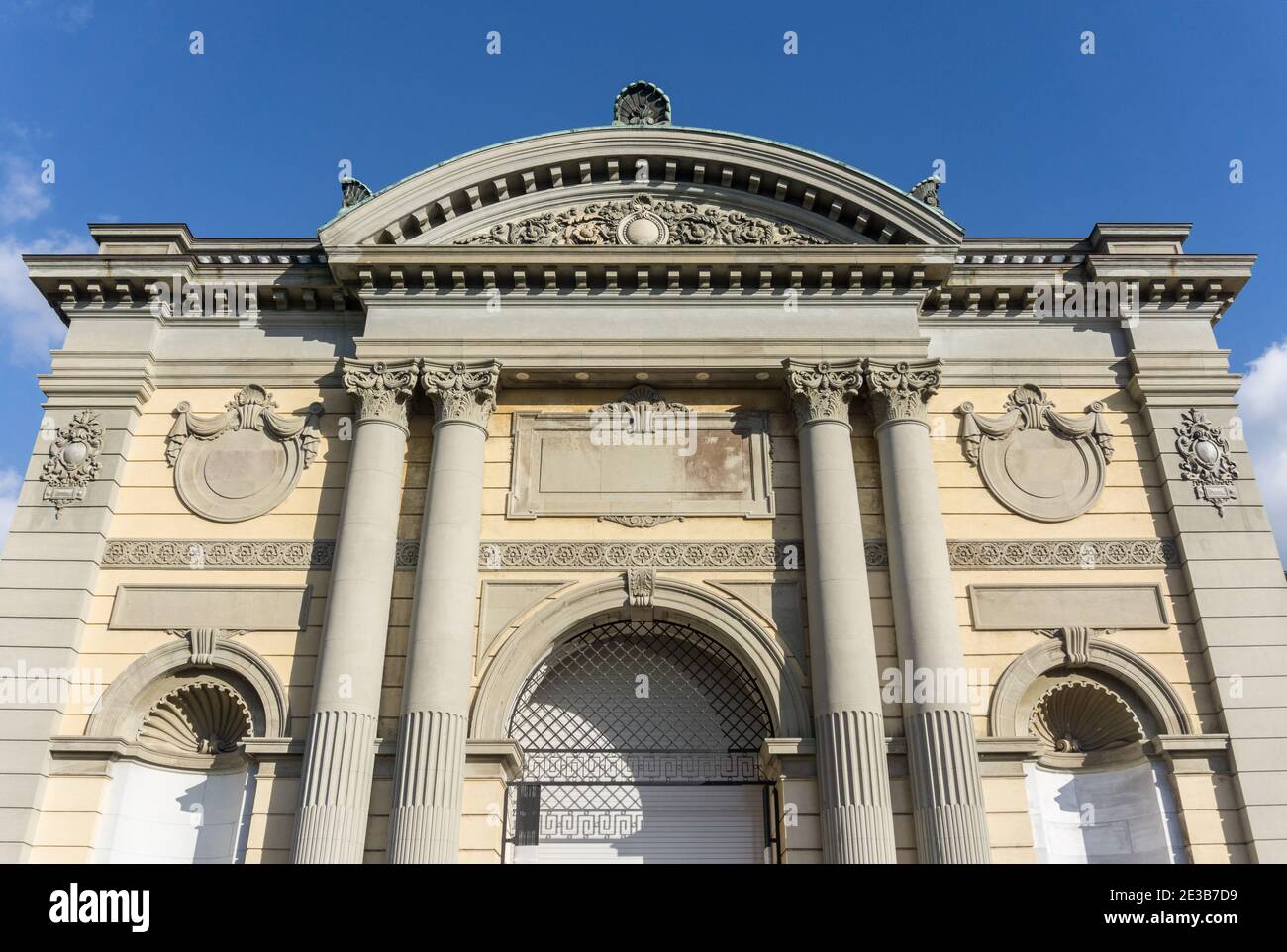Close up detail of the Western-style building of the Nara National ...