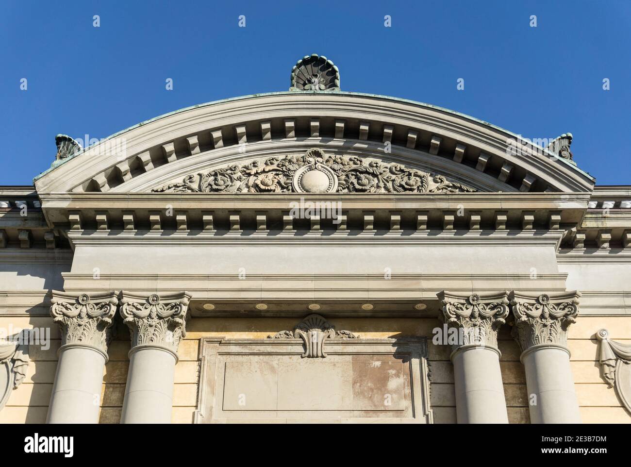 Close up detail of the Western-style building of the Nara National ...