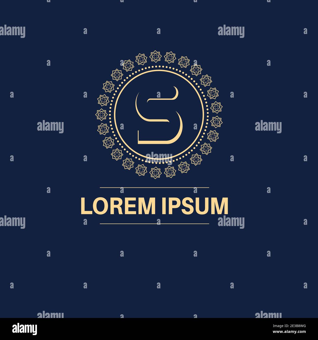 Letter logo colorful circle Stock Vector Images - Alamy