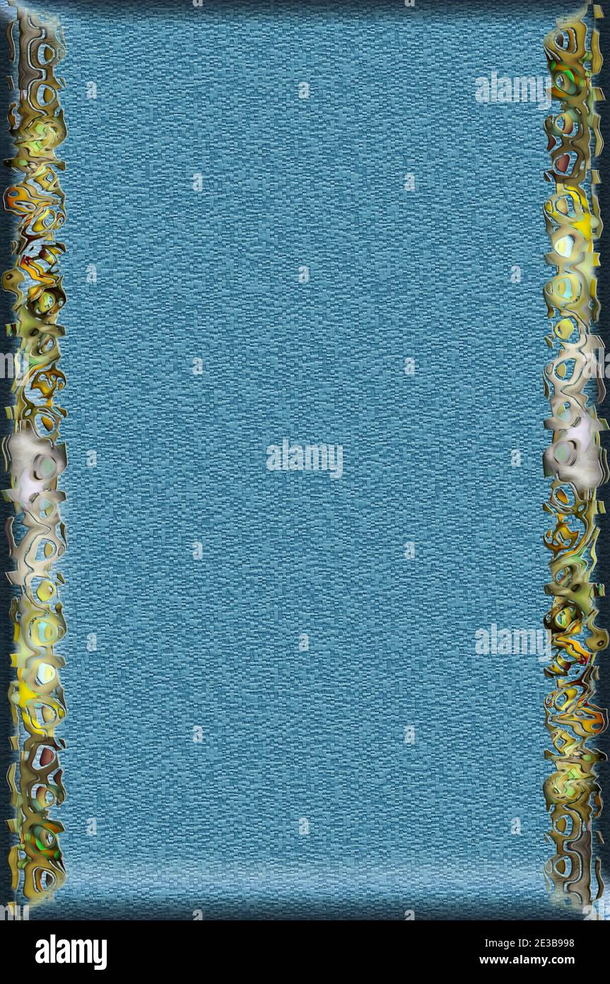 card design with place to paste your text, ornate ornament on the side ...