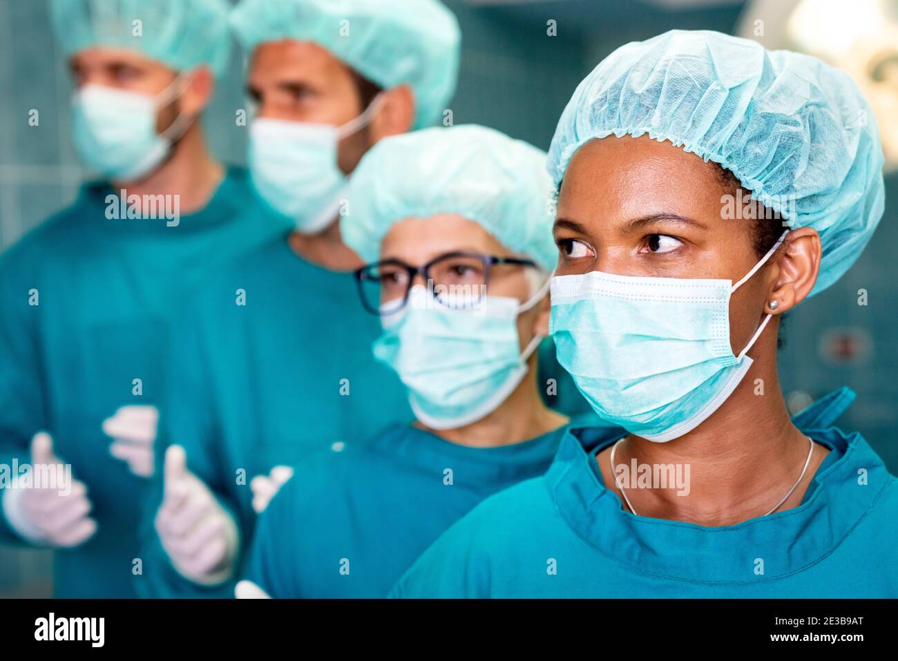 Exhausted surgeons at the emergency room as a sign of stress and ...