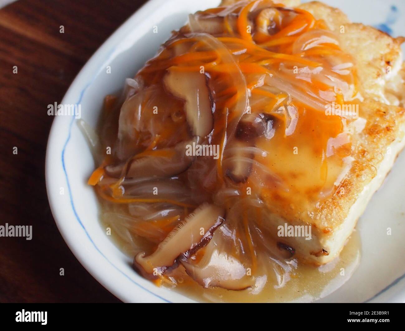 Tofu Steak with Starchy Sauce, Japanese Food Stock Photo - Alamy