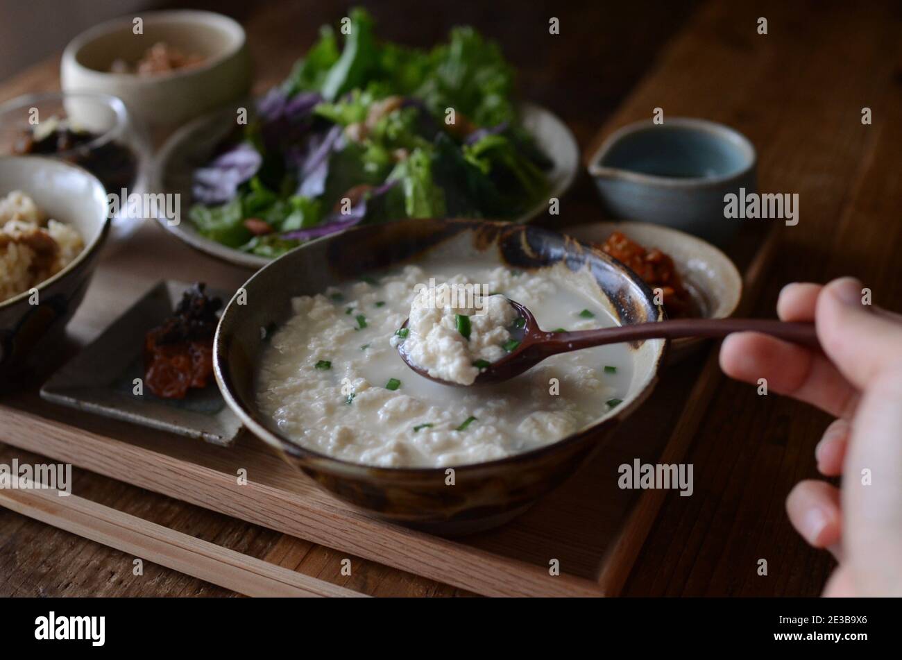 Yushi Tofu, Japanese Food Stock Photo - Alamy