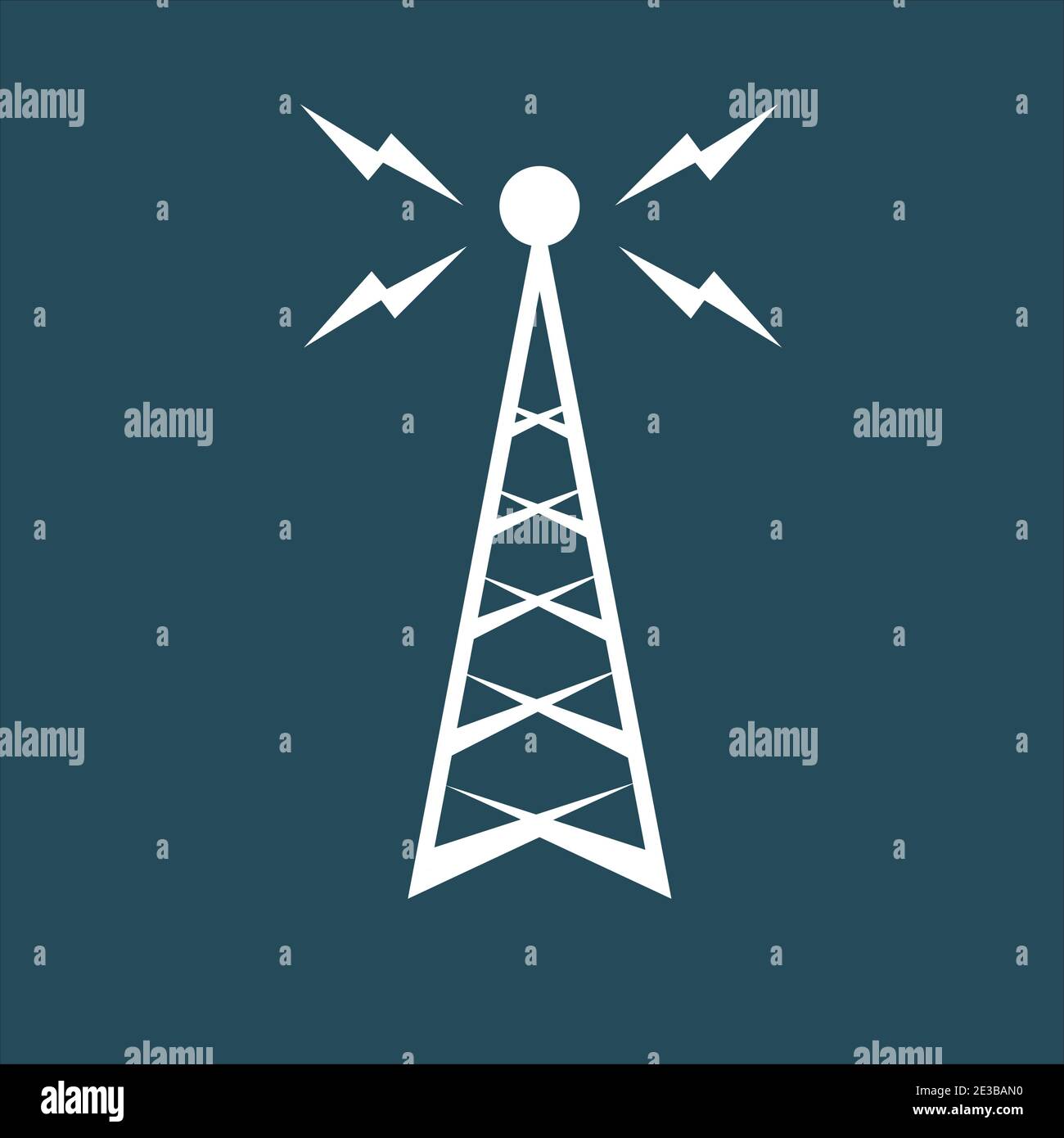 Radio mast symbol hi-res stock photography and images - Alamy