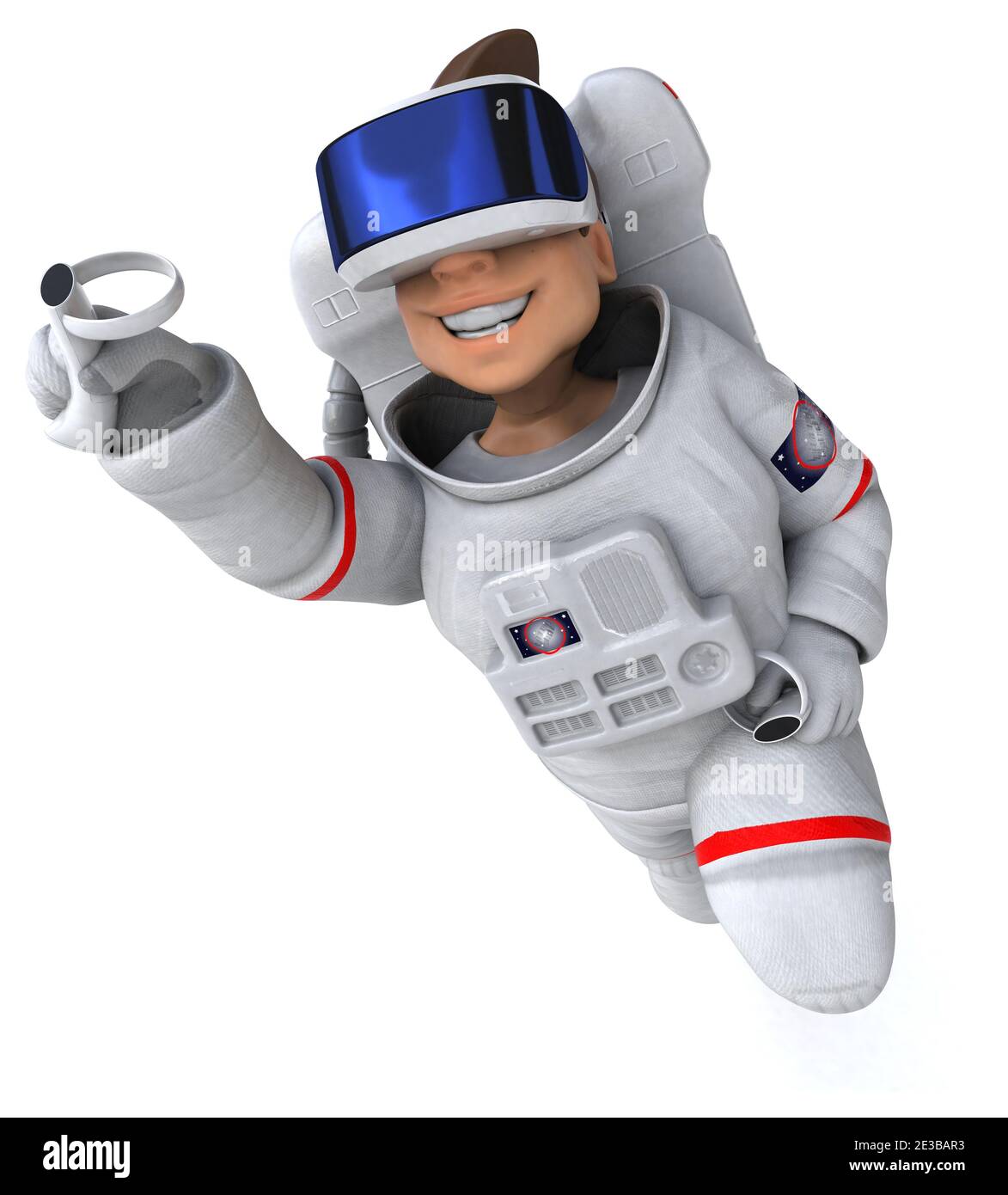 3d astronaut video concept hi-res stock photography and images - Alamy