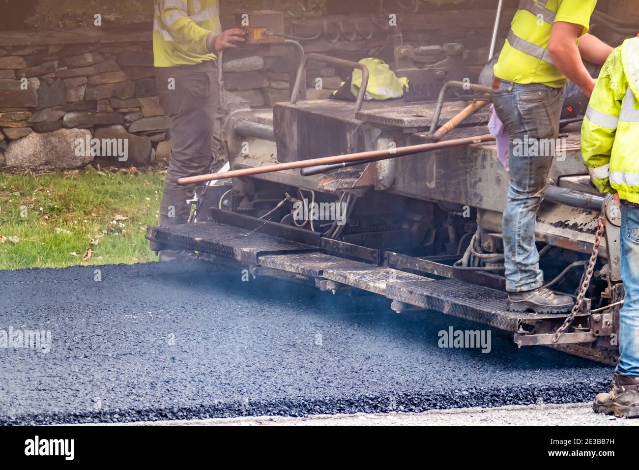 Reopening asphalting hi-res stock photography and images - Alamy