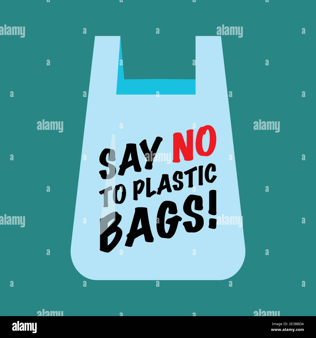 Stop plastic pollution logo Stock Vector Images - Alamy