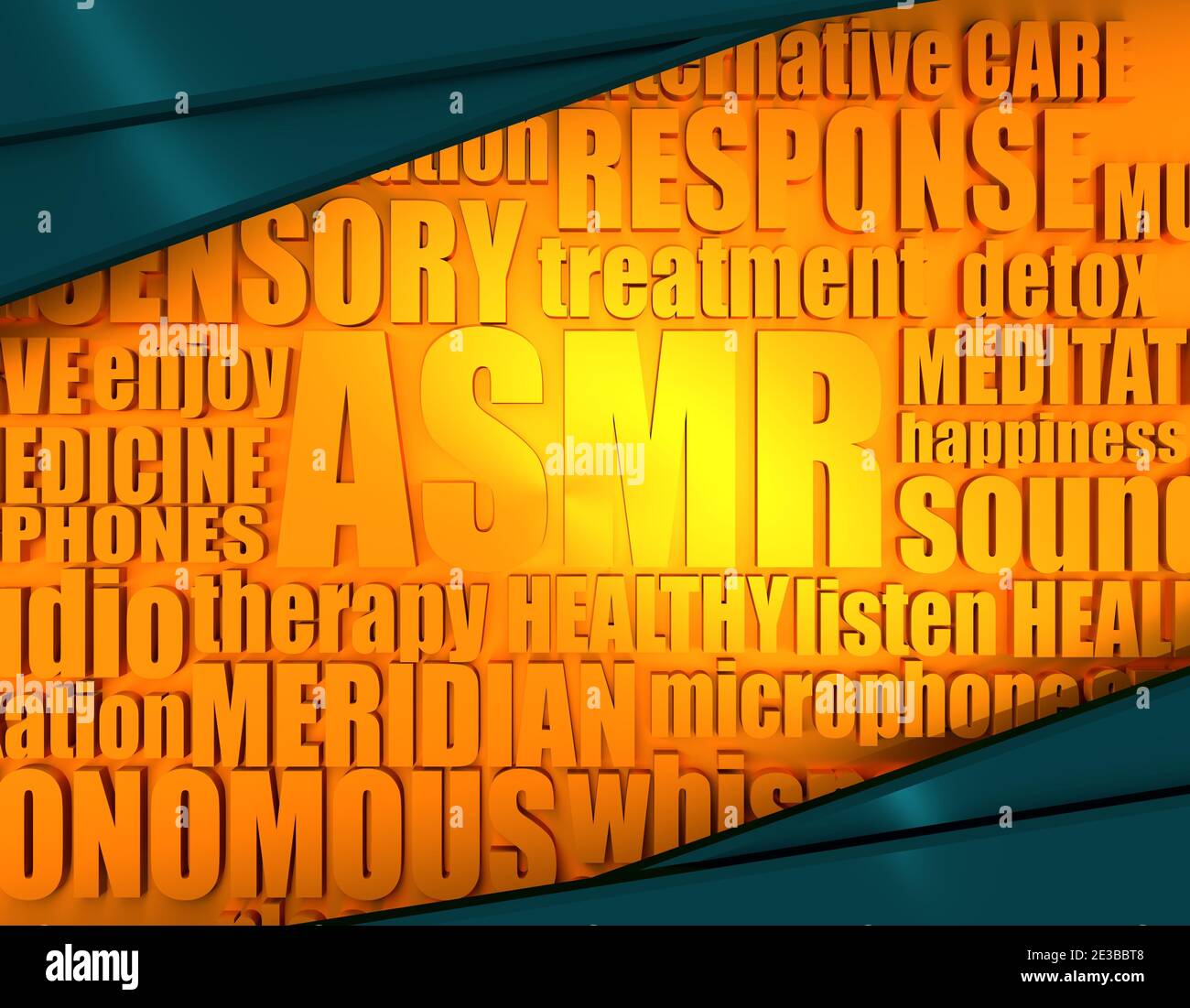 Acronym ASMR - Autonomous Sensory Meridian Response. Health care ...