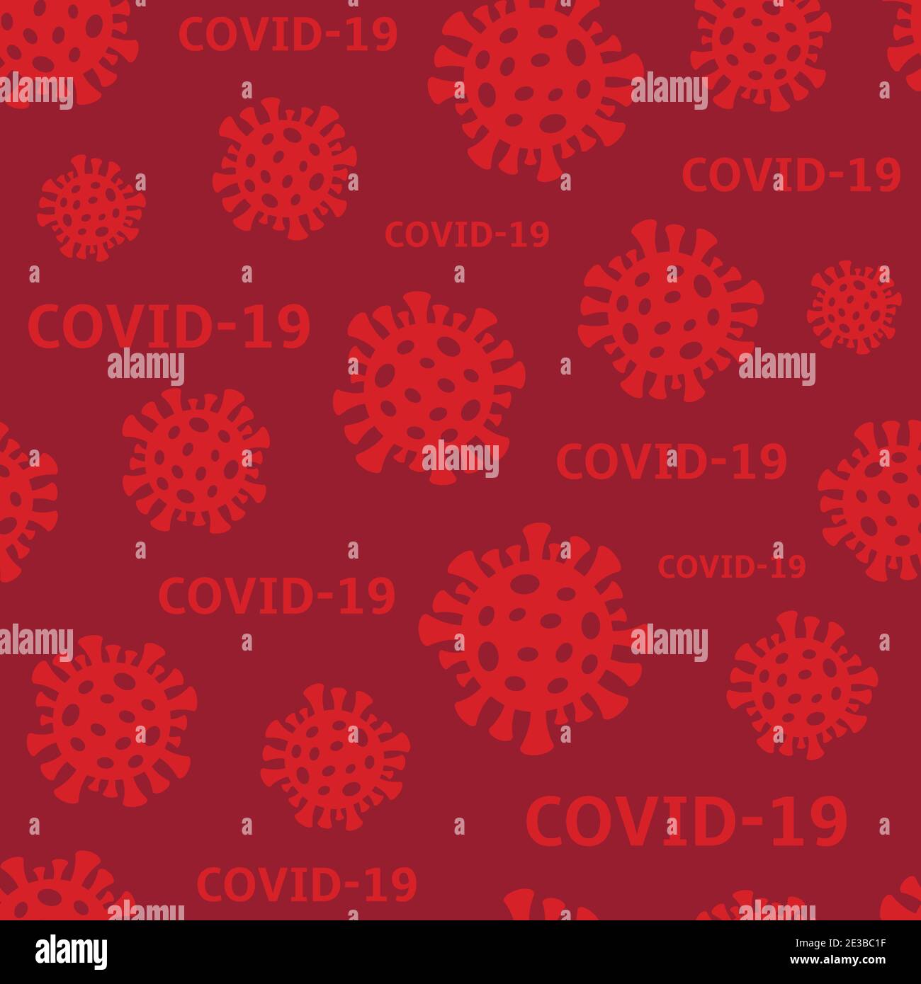 Covid-19 Corona virus disease background vector illustration seamless ...