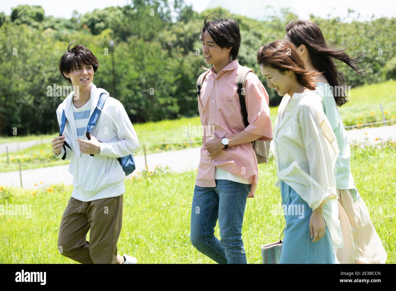 Japanese university students at the campus Stock Photo - Alamy