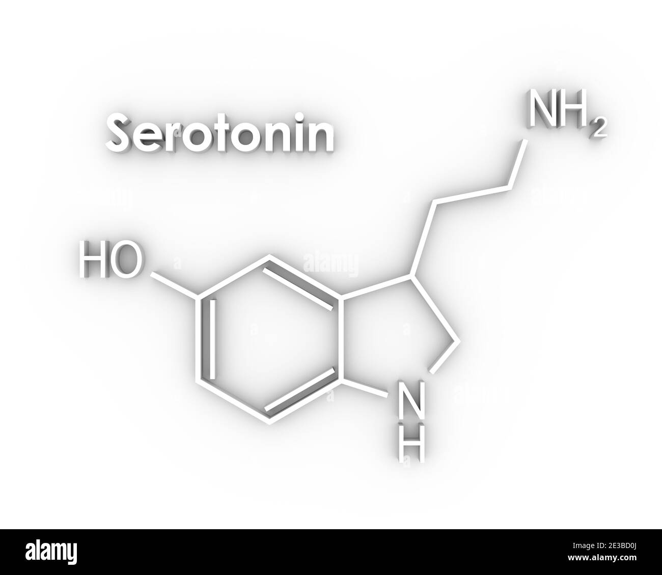 Serotonin Chemical Structure