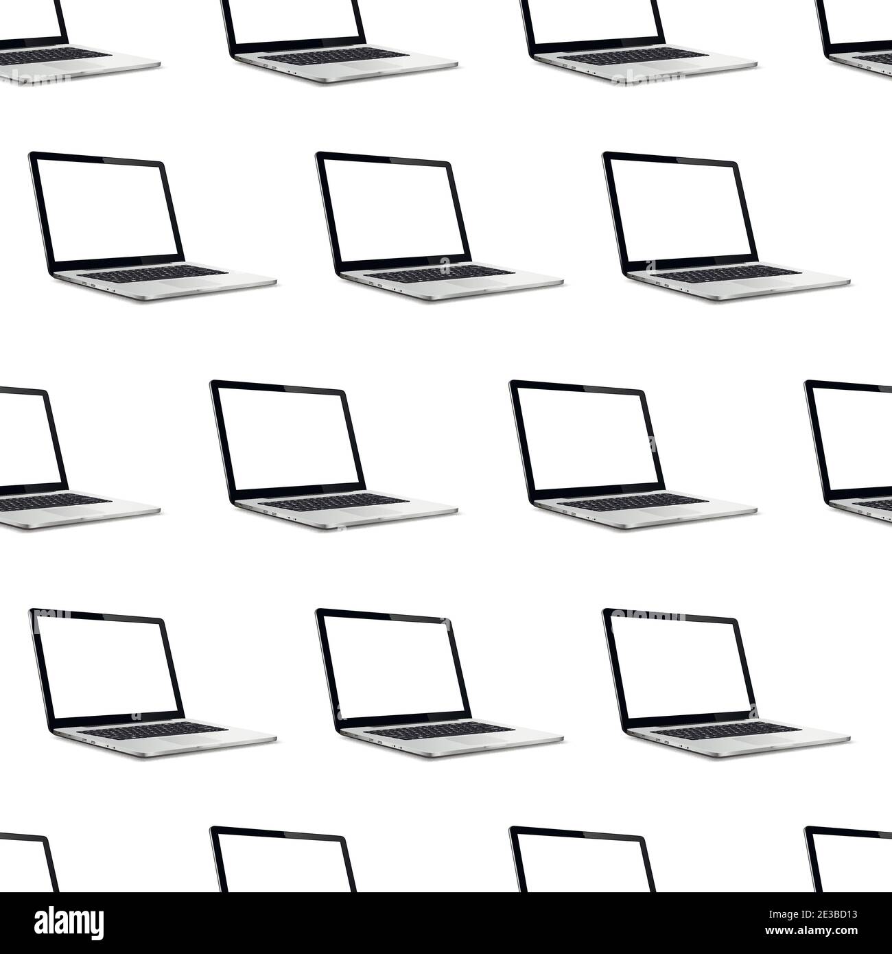 Vector seamless pattern with laptop Stock Vector Image & Art - Alamy