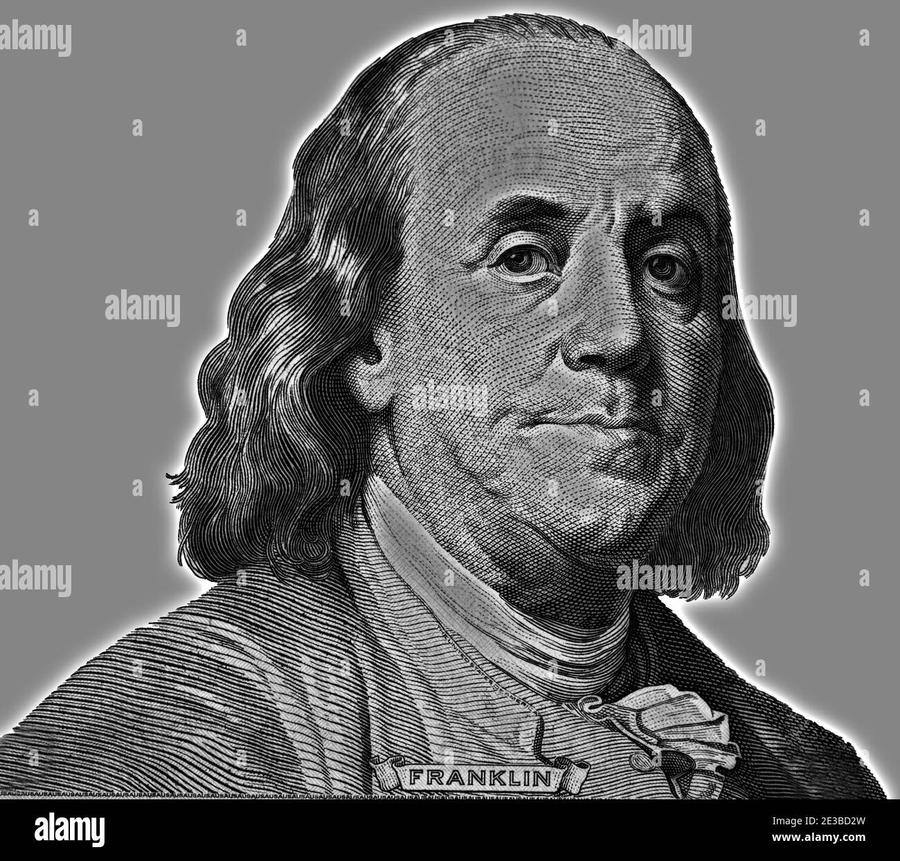 Dollar bill detail Black and White Stock Photos & Images - Alamy