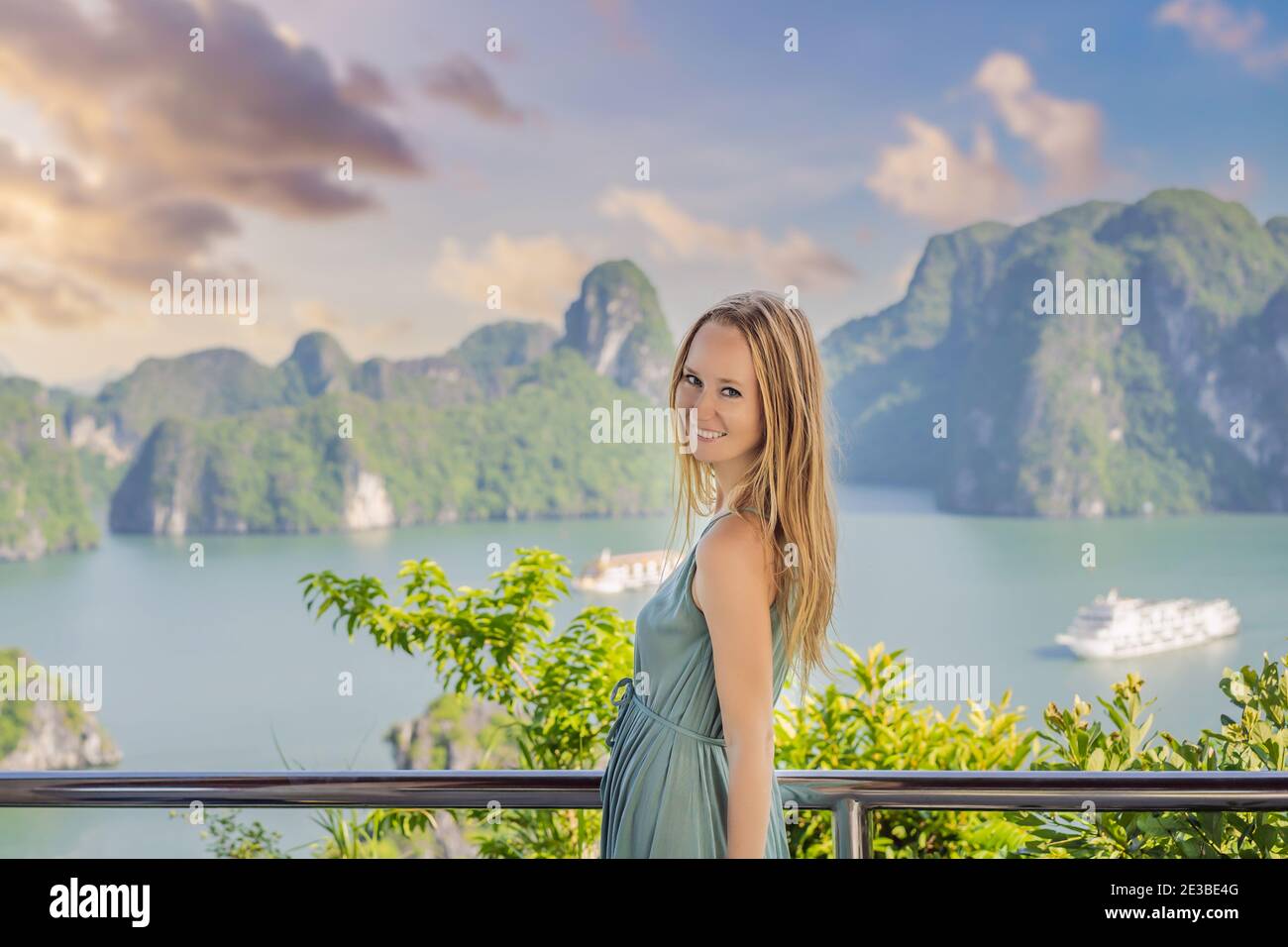 Woman floating dress aerial view hi-res stock photography and images ...