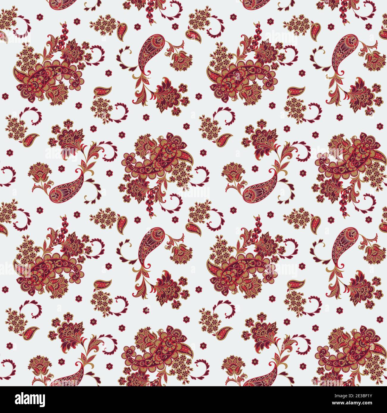 Seamless vector paisley hi-res stock photography and images - Alamy