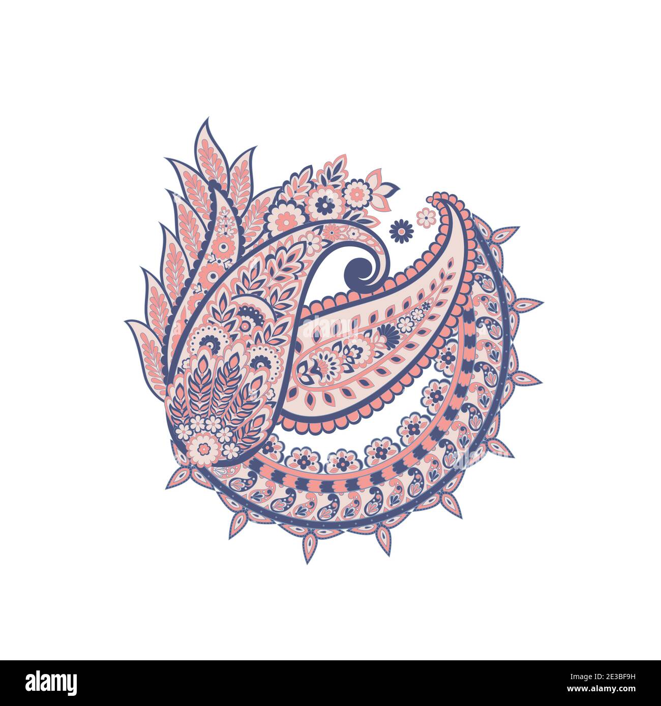 Damask floral Stock Vector Images - Alamy
