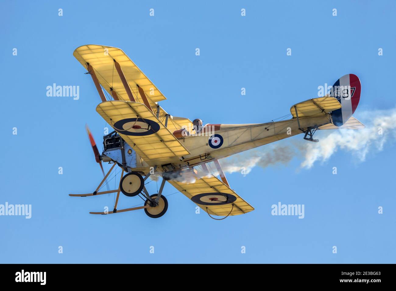 RAF Be2c ww1 bi-plane Stock Photo - Alamy