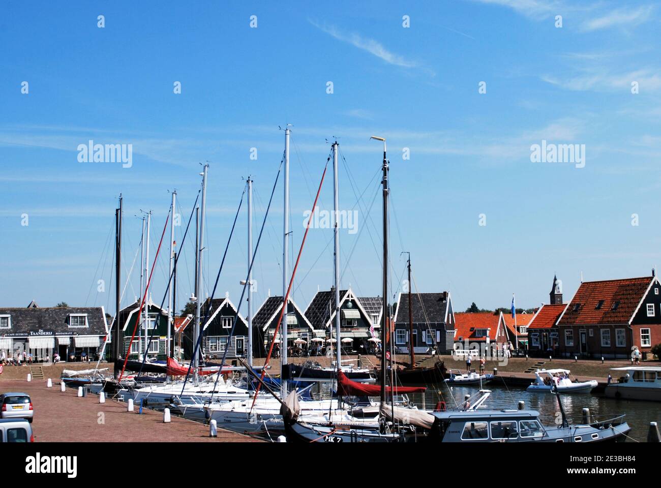 The fishing village Volendam near Amsterdam the Netherlands Stock Photo ...