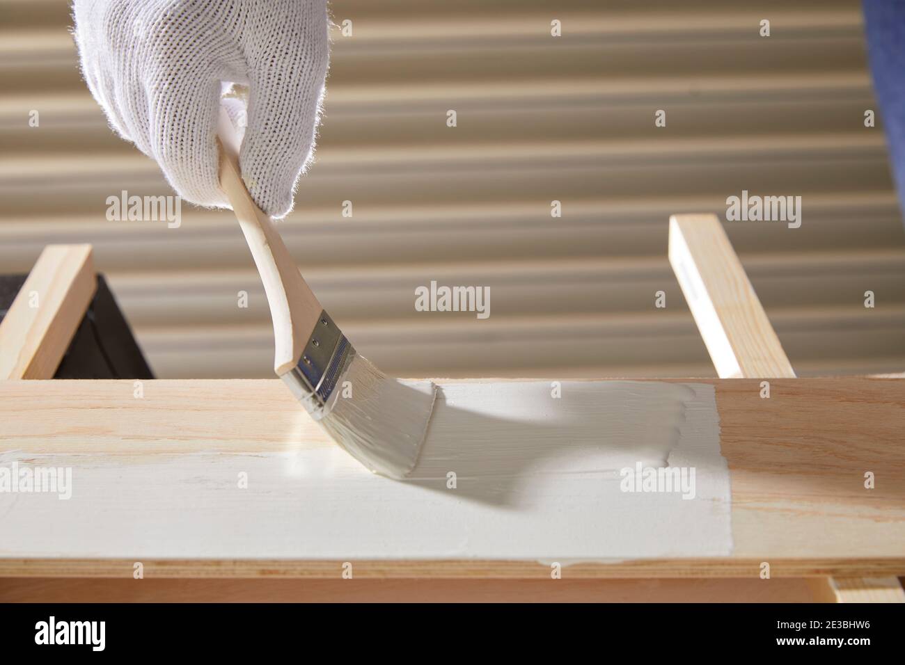 Japanese man doing DIY Stock Photo - Alamy