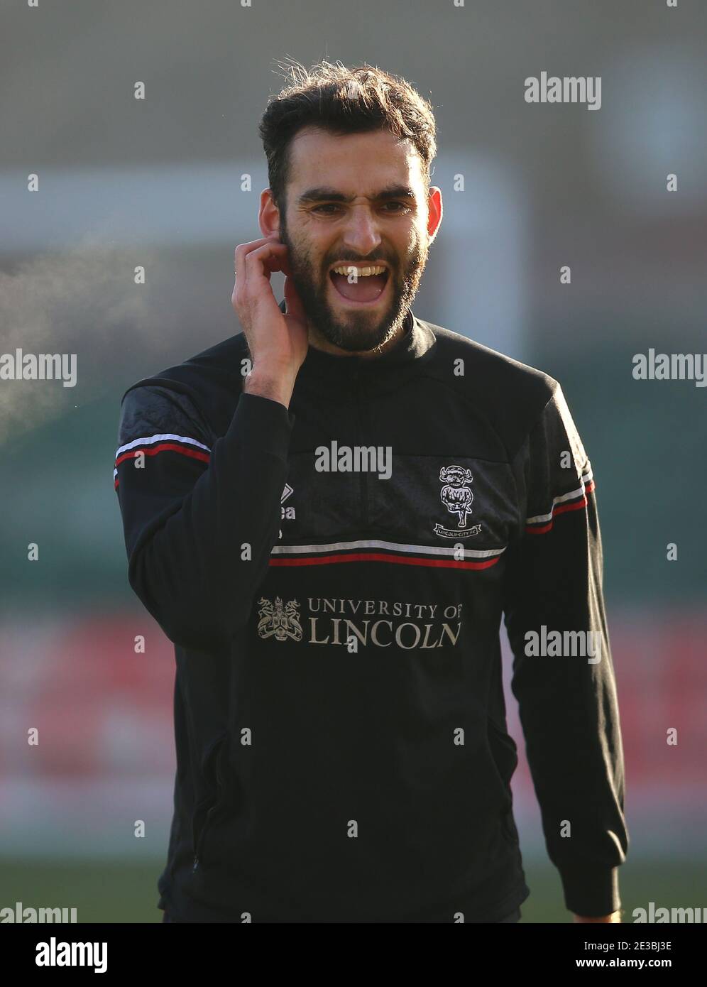 Lincoln City's Adam Jackson Stock Photo - Alamy