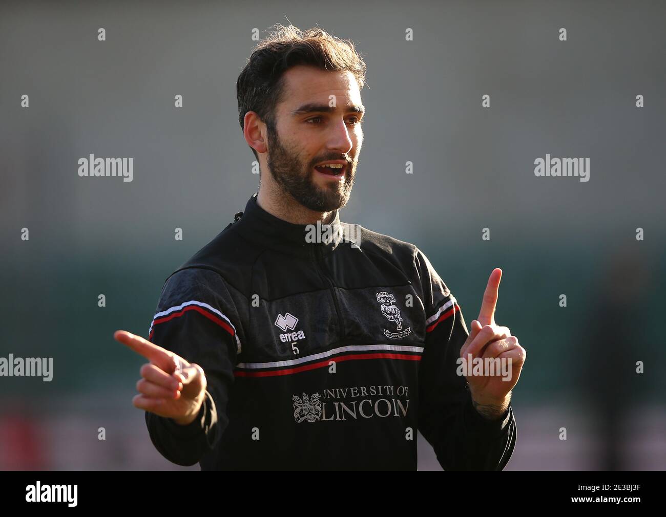 Lincoln City's Adam Jackson Stock Photo - Alamy