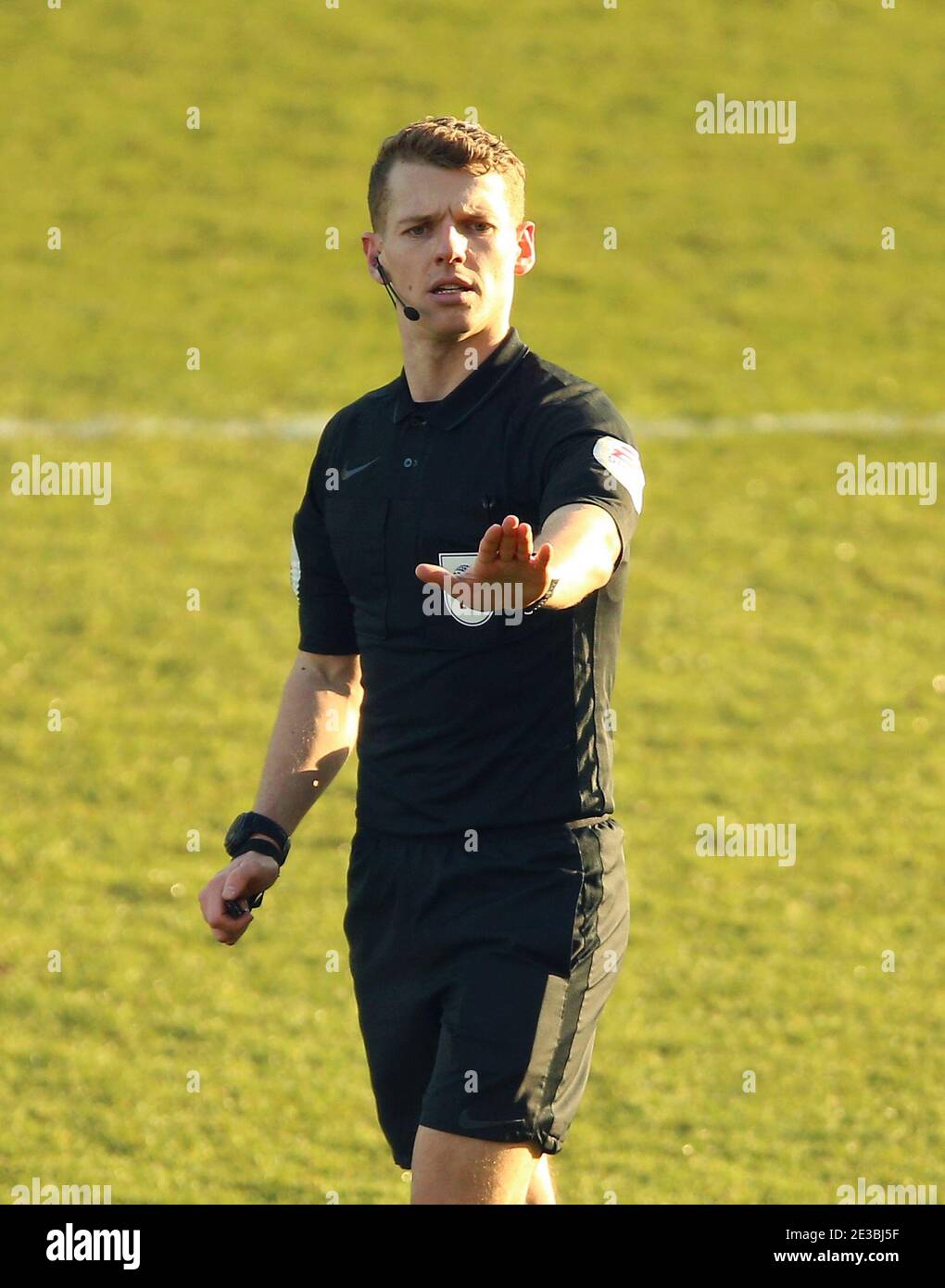 Match referee Will Finnie Stock Photo - Alamy