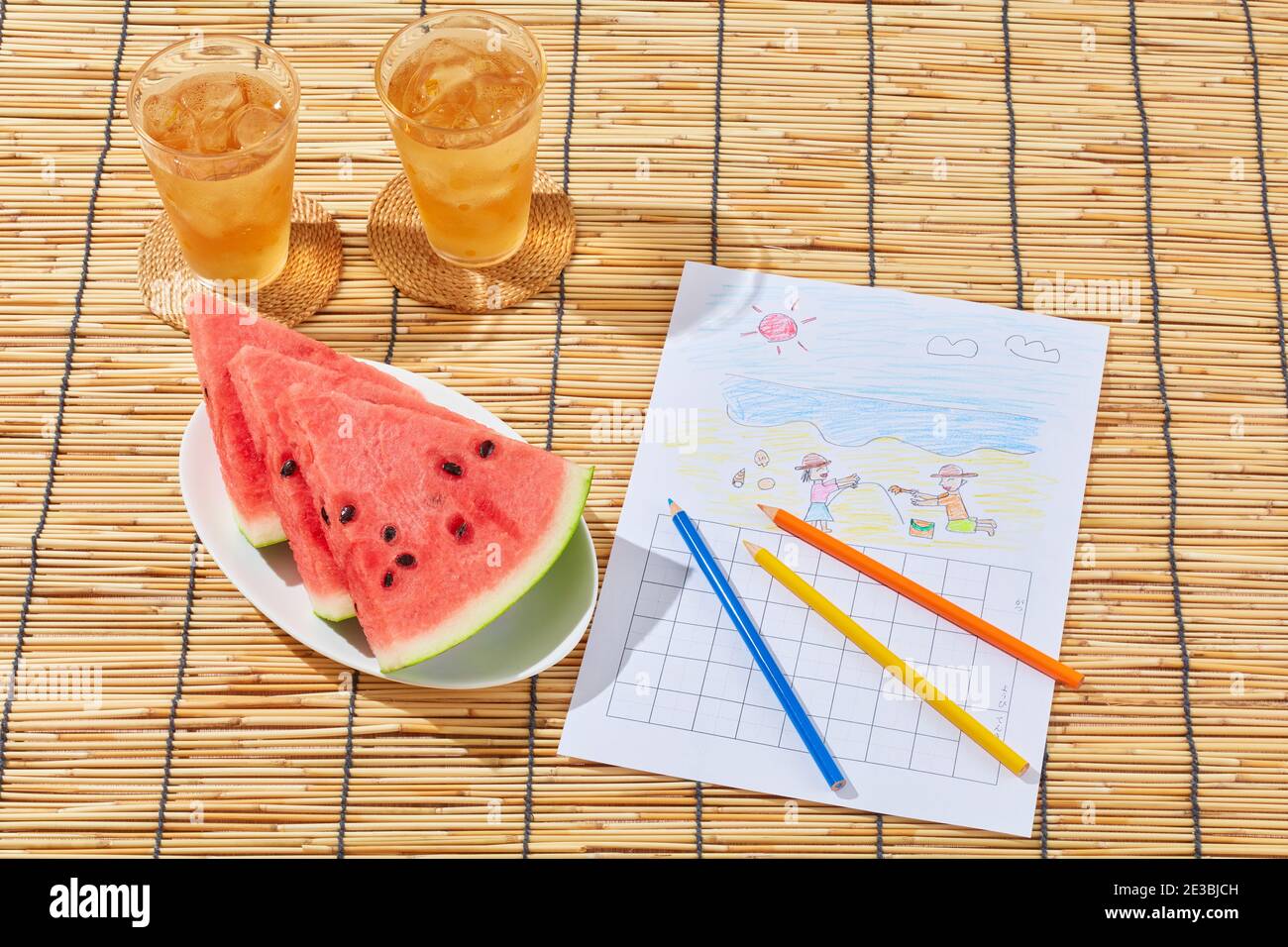 Summer still life Stock Photo - Alamy
