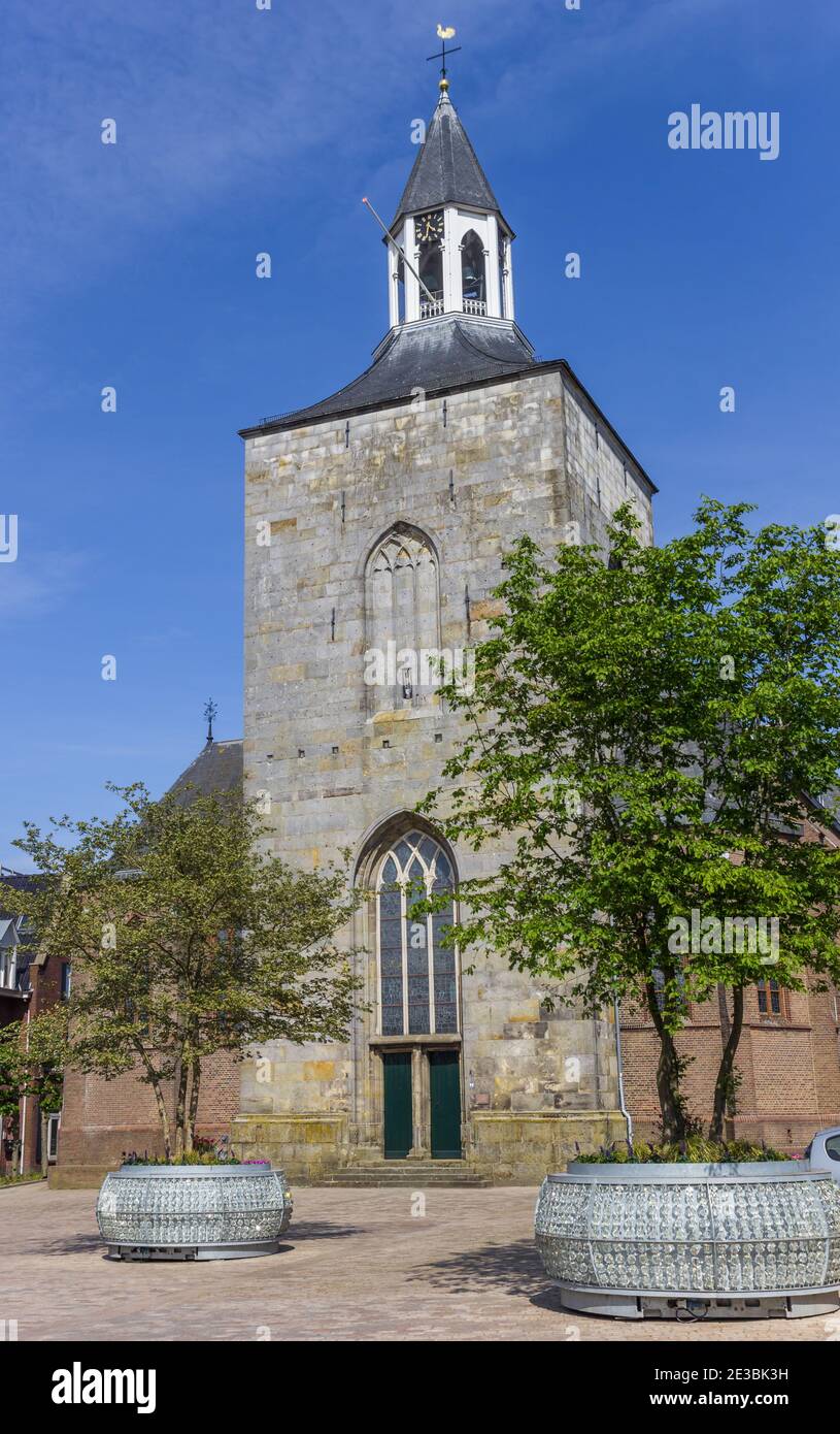 Pancratius basilica on the market square of Tubbergen, Netherlands ...