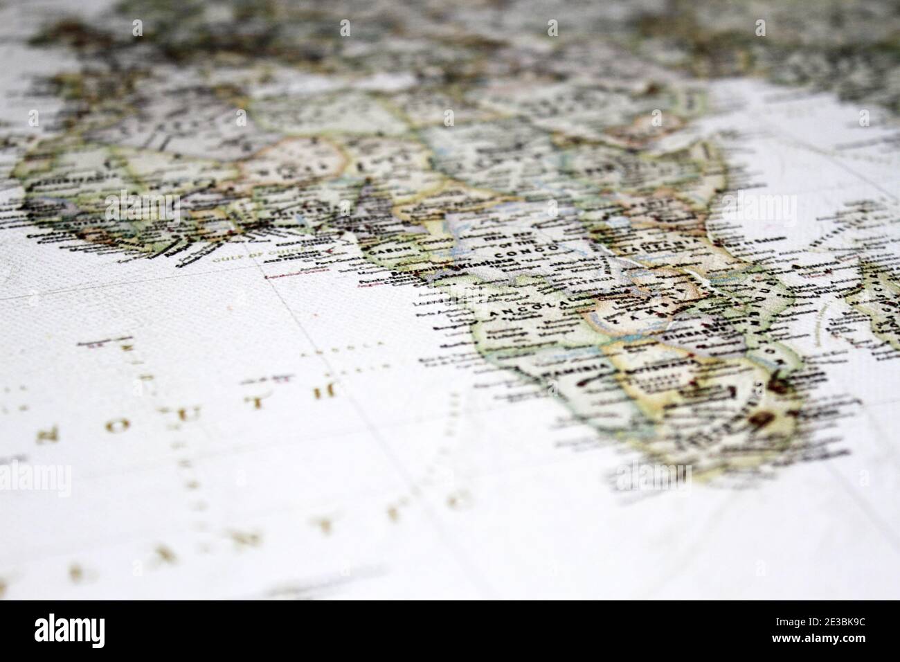 Vintage map of the world hi-res stock photography and images - Alamy