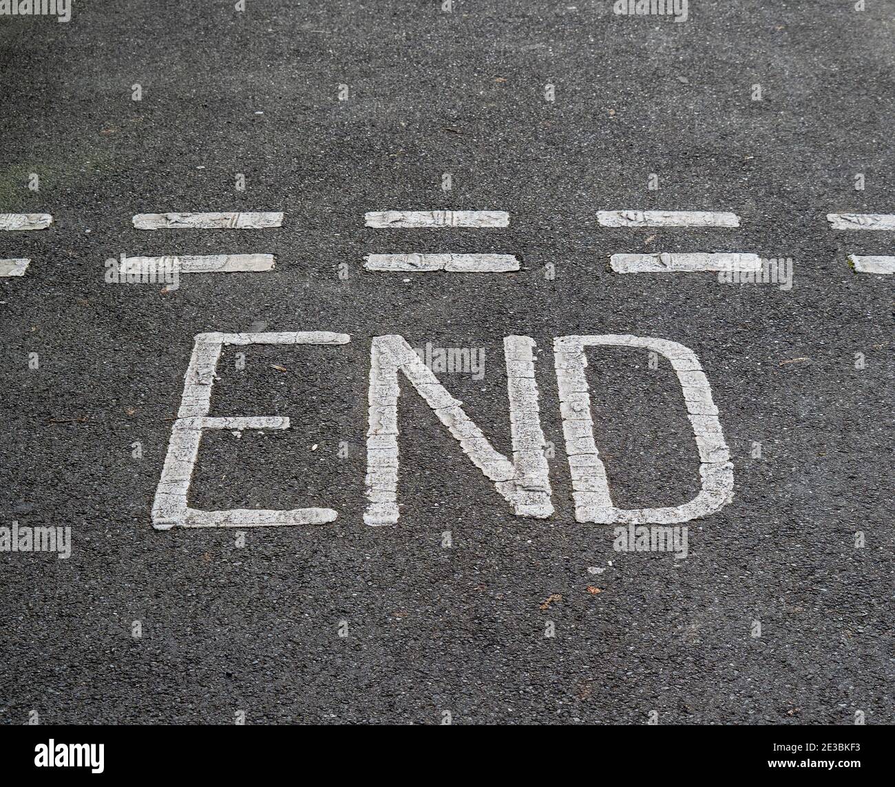 End Of Restriction Sign