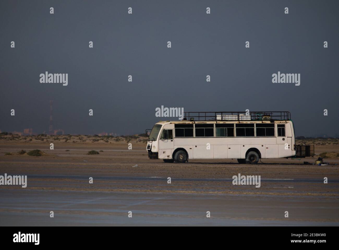 Abandoned bus in desert hi-res stock photography and images - Alamy