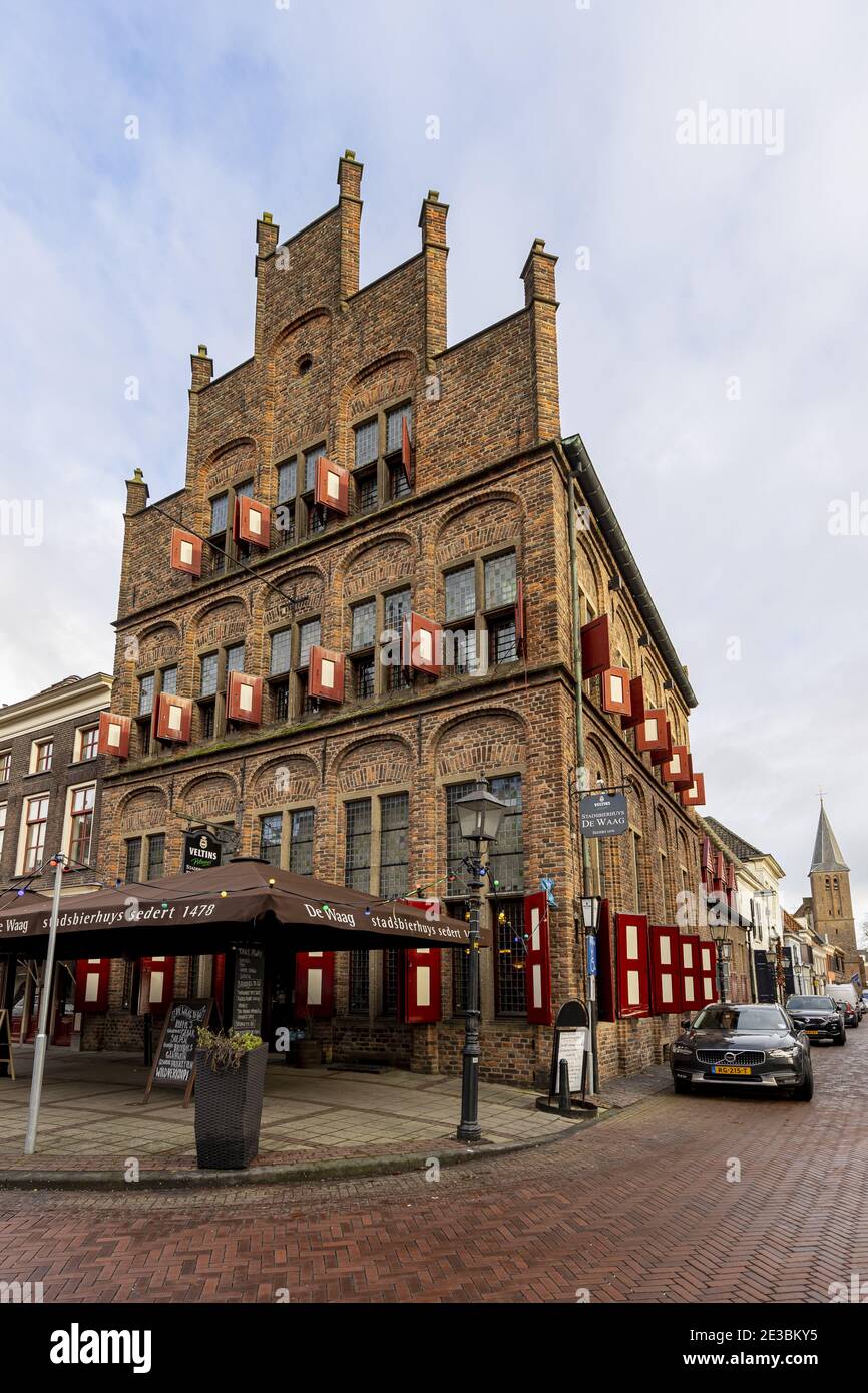 DOESBURG, NETHERLANDS - Jan 09, 2021: Oldest Dutch bar in Hanseatic ...