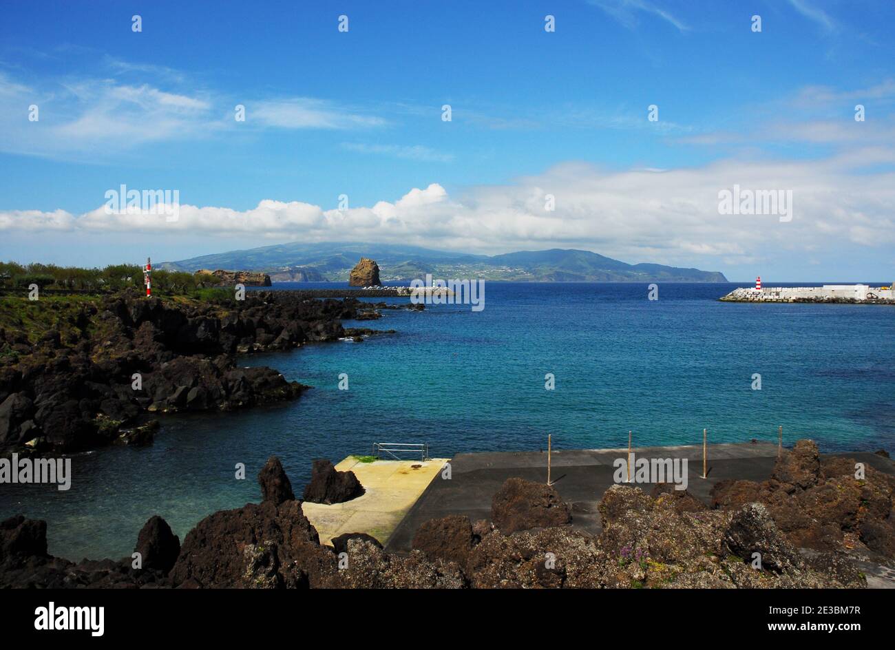 Portugal: Azores: Pico; View to Faial Stock Photo - Alamy