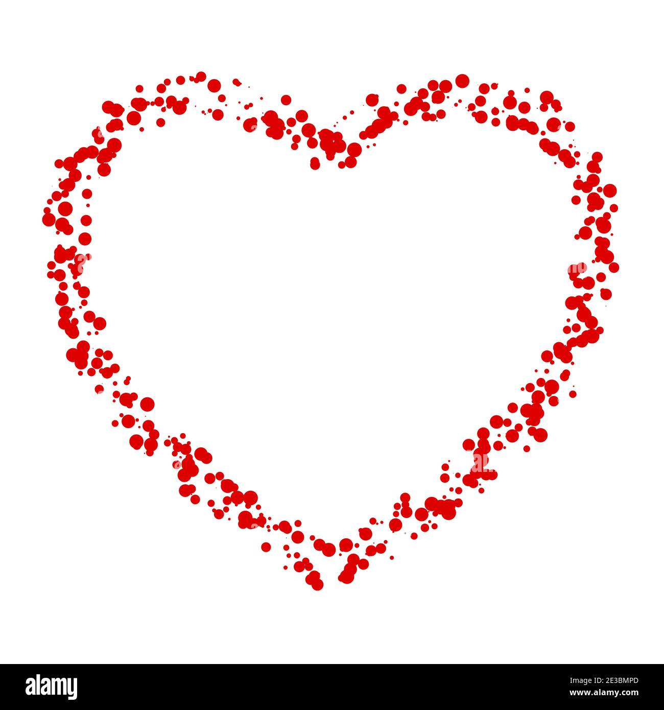 Valentine Heart Frame Stock Vector Image & Art - Alamy