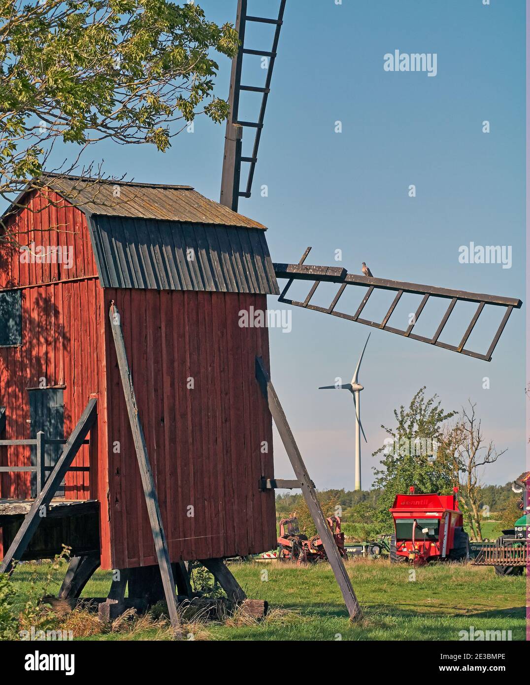 Old wind turbines hi-res stock photography and images - Alamy