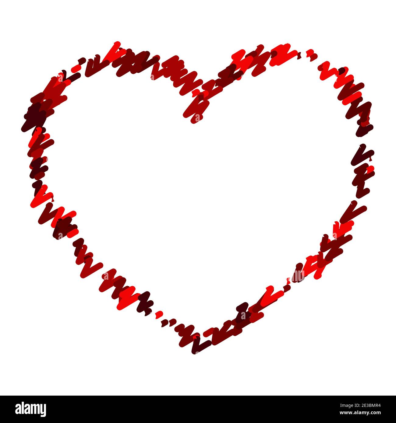 Marker Isolated Heart Stock Vector Image & Art - Alamy