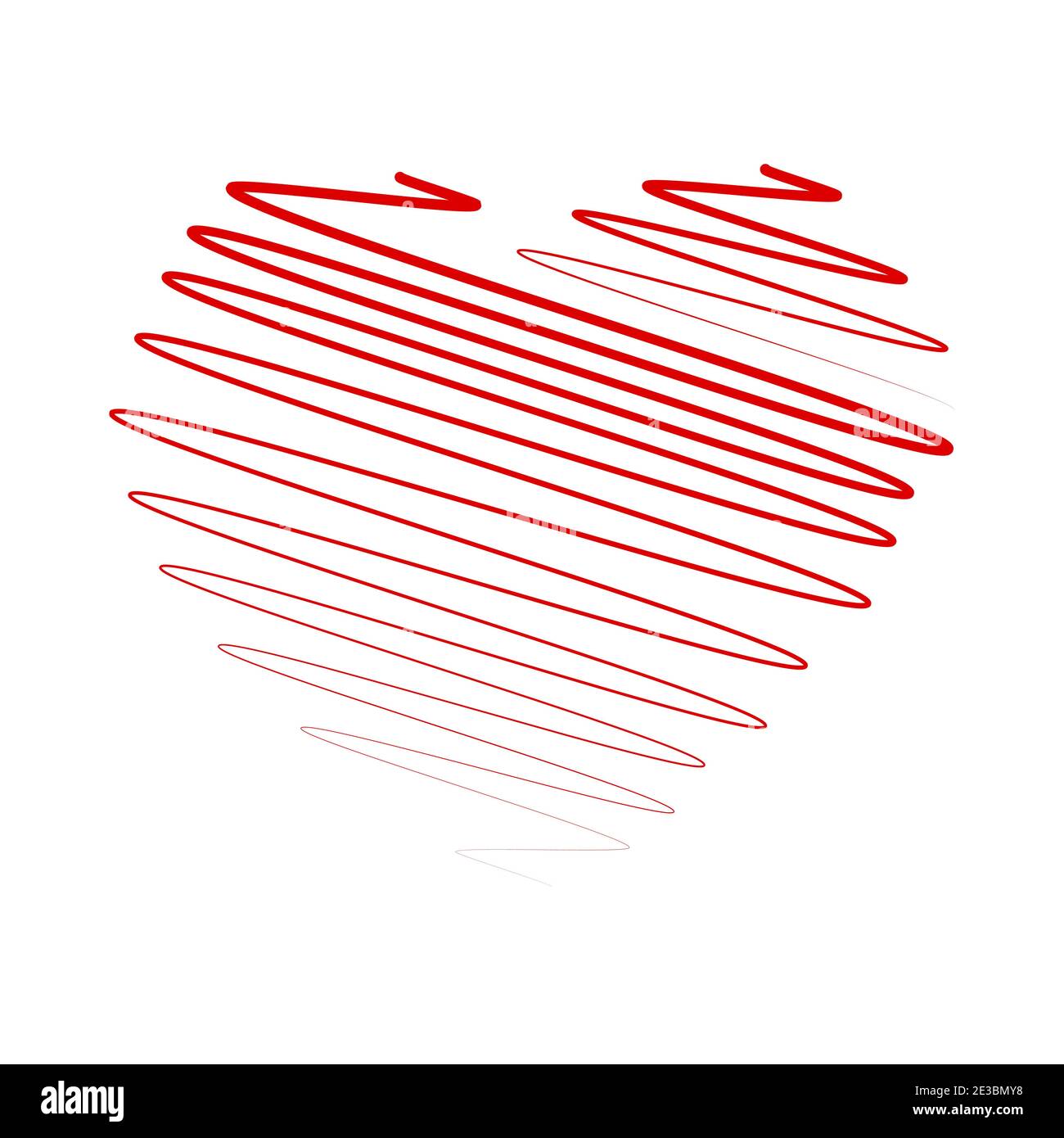 Marker Isolated Heart Stock Vector Image & Art - Alamy