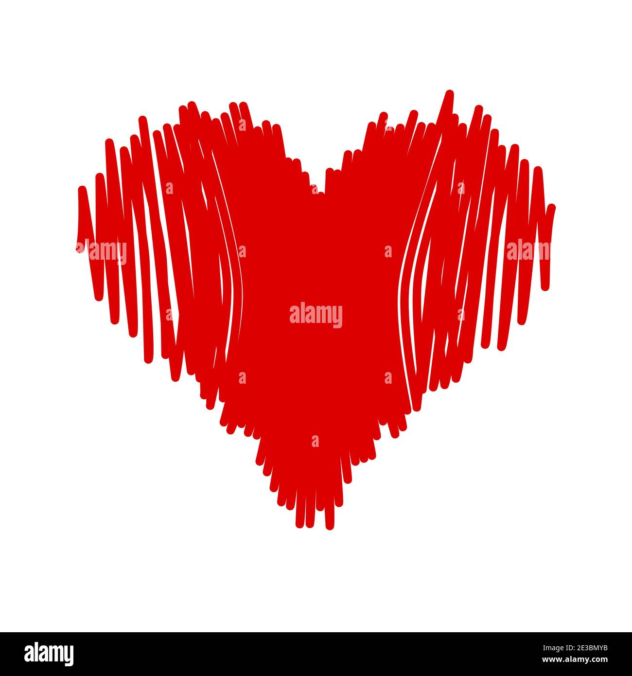 Red felt heart Stock Vector Images - Alamy