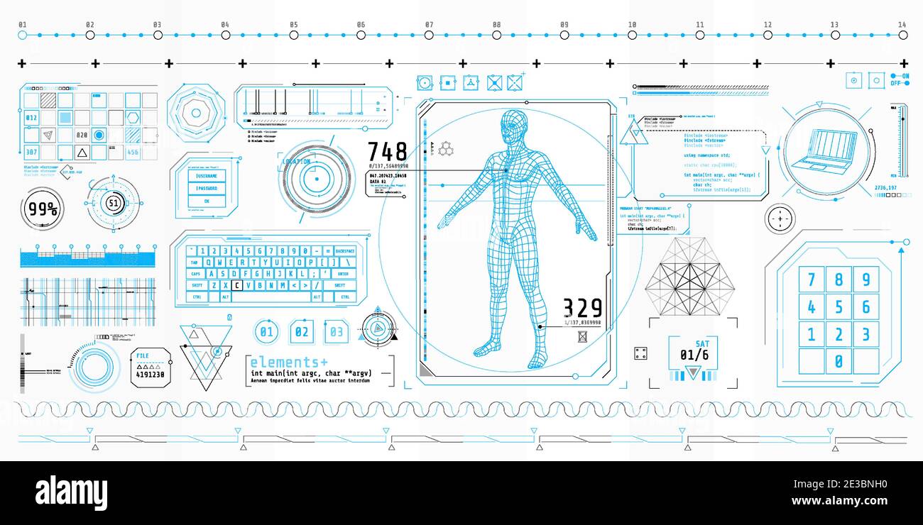 Data scanning concept Stock Vector Images - Alamy
